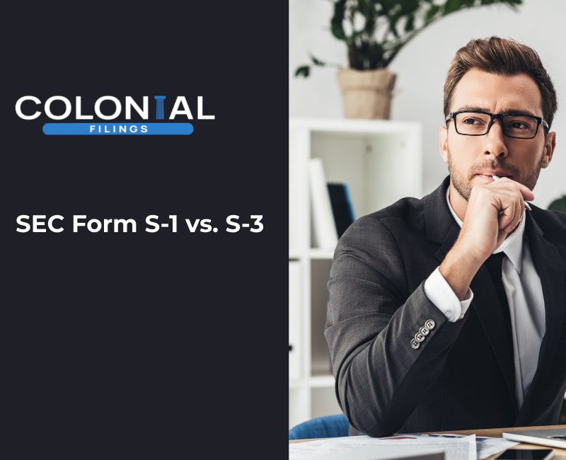 What Is the Difference Between an SEC Form S-1 and S-3?